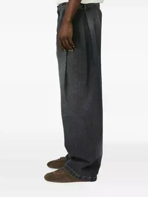 SEVENTH Side-pleat Wide-leg Jeans