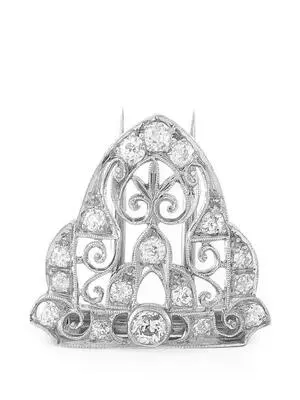 LB EXCLUSIVE Diamond Brooch - Silver