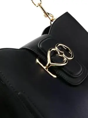 Moschino Logo-plaque Shoulder Bag - Black