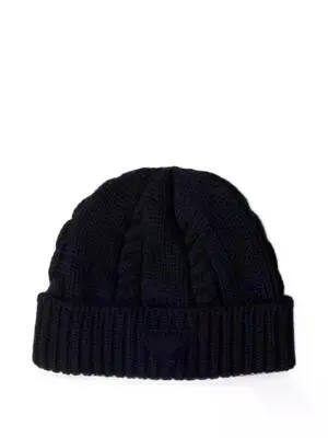 Prada Wool Beanie - Blue
