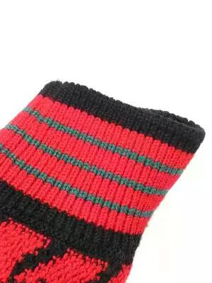 Gucci 2010s Houndstooth Cropped Sweater
