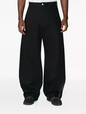 SEVENTH Pleated Wide-leg Jeans