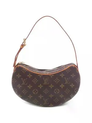 LOUIS VUITTON 2003 Pochette Croissant Shoulder Bag - Brown