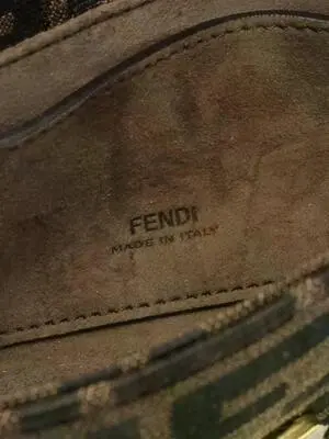 Fendi Zucca Shoulder Bag - Brown