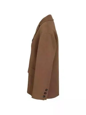 Max Mara V-neck Single-breasted Wool Jacket