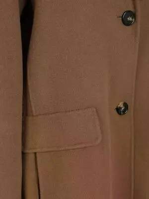 Max Mara V-neck Single-breasted Wool Jacket