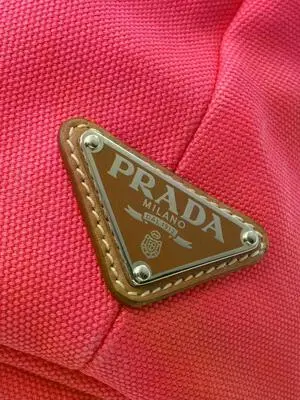 Prada 2010s Canapa Logo Tote Bag