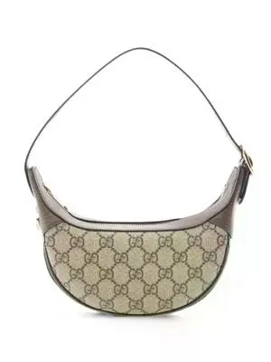 Gucci 2020s Ophidia Gg Supreme Mini Shoulder Bag - Neutrals