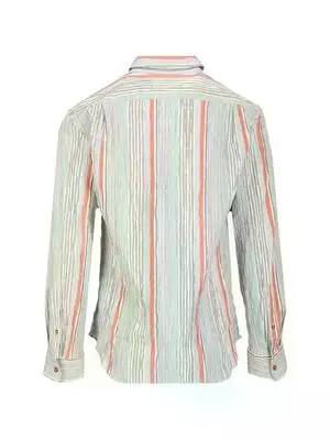 VIVIENNE WESTWOOD Krall Smocked Striped Shirt