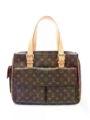 LOUIS VUITTON 2004 Monogram Tote Bag - Brown