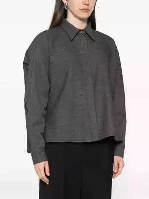 Fabiana Filippi Embellished Spread Collar Shirt