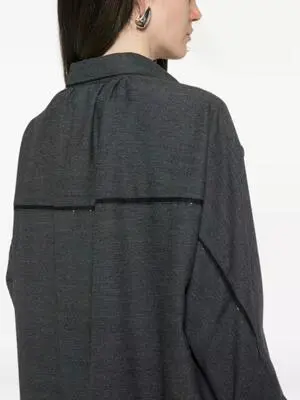 Fabiana Filippi Embellished Spread Collar Shirt