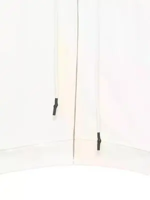 Liviana Conti Zip-fastening Drawstring Hoodie - Neutrals