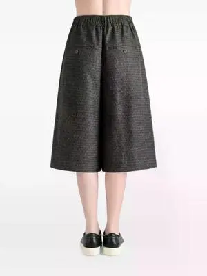 UMA WANG Geometric-pattern Pleated Trousers