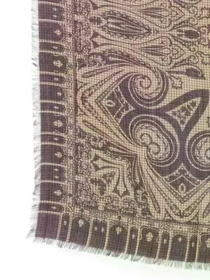 Etro Paisley-print Scarf - Neutrals