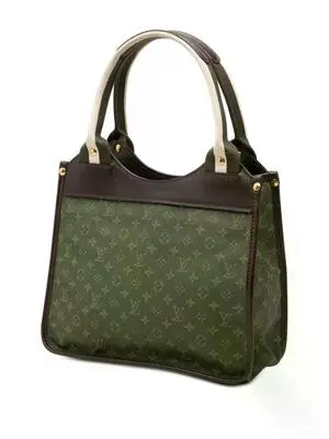 LOUIS VUITTON 2004 Monogram Mini Lin Kathleen Handbag - Green