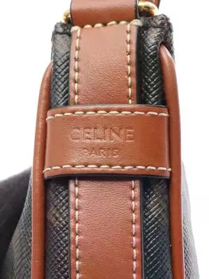 Celine 2000-2026 Mini Triomphe Coated Canvas Ava Shoulder Bag