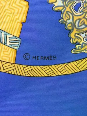 Hermès 2000-2026 Art Des Steppes Silk Scarf 90 Scarves
