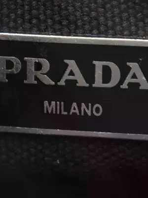 Prada 2000-2010 Small Canvas Canapa Logo Satchel - Black