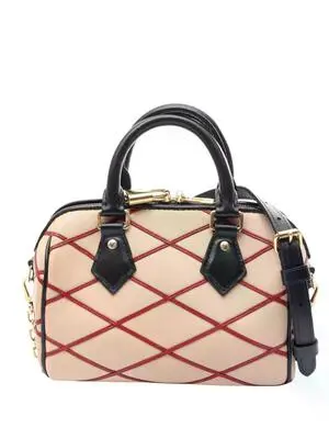 LOUIS VUITTON 2000-2026 Malletage Speedy 20 Bandouliere 20 Satchel - Neutrals