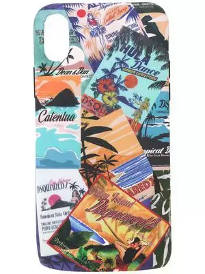 Dsquared2 Patchwork Phone Case - Multicolour