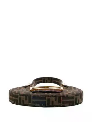 Fendi 2010-2026 Mini Zucca Canvas Cookie Hobo Bag