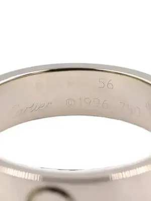 Cartier 18k White Gold Love Ring