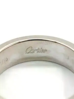 Cartier 18k White Gold Love Ring - Silver