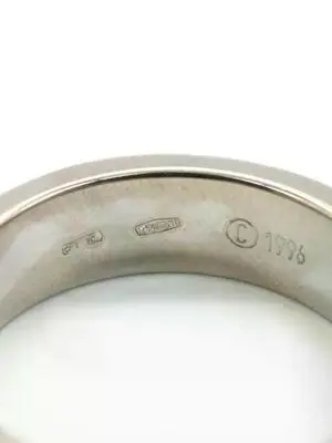 Cartier 18k White Gold Love Ring - Silver
