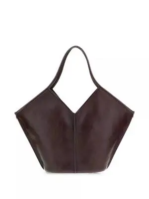 Hereu Calella Leather Shoulder Bag - Red