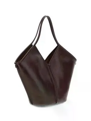Hereu Calella Leather Shoulder Bag - Red