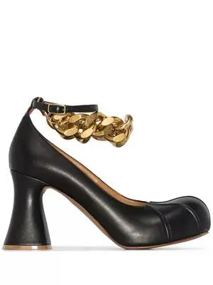 Stella McCartney Groove Chain-strap Pumps - Black