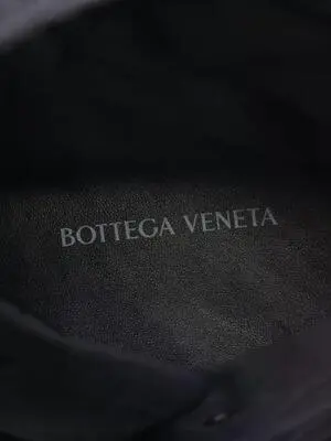 Bottega Veneta High-top Sneakers With Ridged Sole - Black