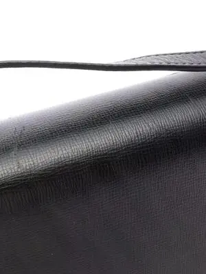 Bottega Veneta 2010s The Classic Leather Cross Body Bag - Black