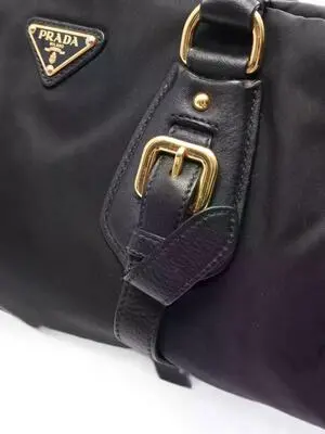 Prada 2010s Tessuto Buckle-detail Tote Bag