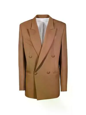 NINEMINUTES Peak-lapel Double-breasted Blazer