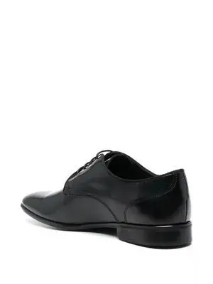 Corneliani Almond-toe Leather Derby Shoes