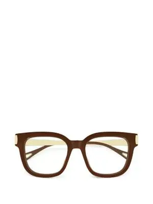 Chloé Square-frame Glasses - Brown