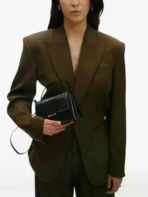 WANDLER Ida Trio Leather Cross Body Bag - Black