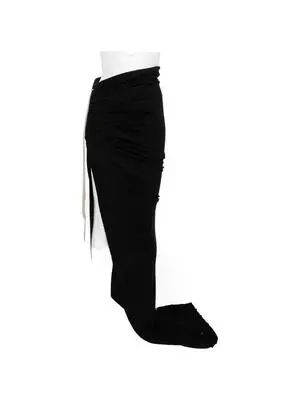 Rick Owens Edfu Ruched Maxi Skirt - Black
