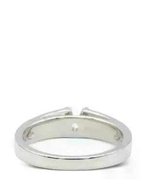 BVLGARI 2010s Glyph Diamond Ring