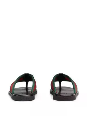 Gucci Web-stripe Interlocking G Sandals