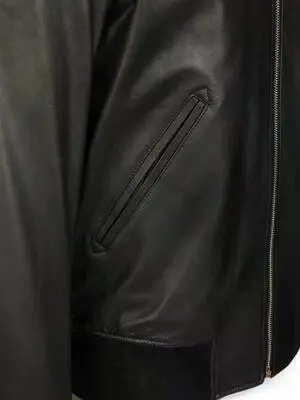 Paul Smith Leather Bomber Jacket