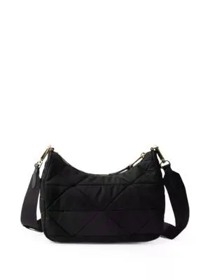 Prada Padded Re-nylon Shoulder Bag - Black