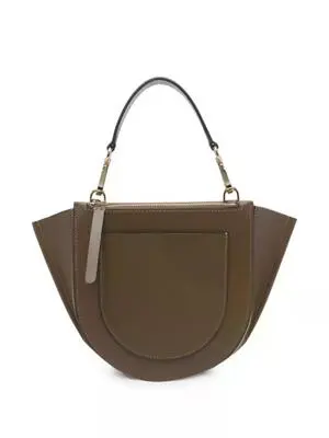WANDLER Hortensia Leather Clutch Bag