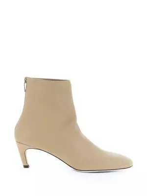 TOTEME Almond-toe Nappa Ankle Boots - Neutrals