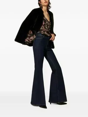 TWINSET Belt-loop Flared Jeans