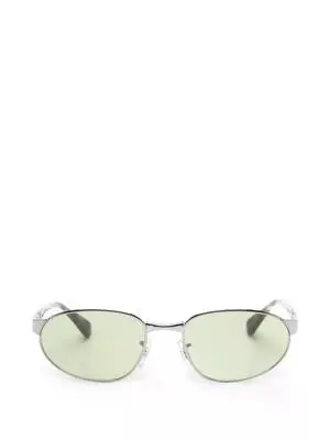Ray-ban Oval-frame Sunglasses - Silver