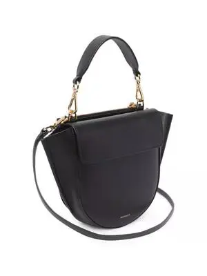 WANDLER Mini Hortensia Leather Clutch Bag