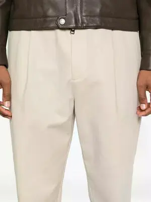 Eleventy Pleated Elasticated-waistband Trousers